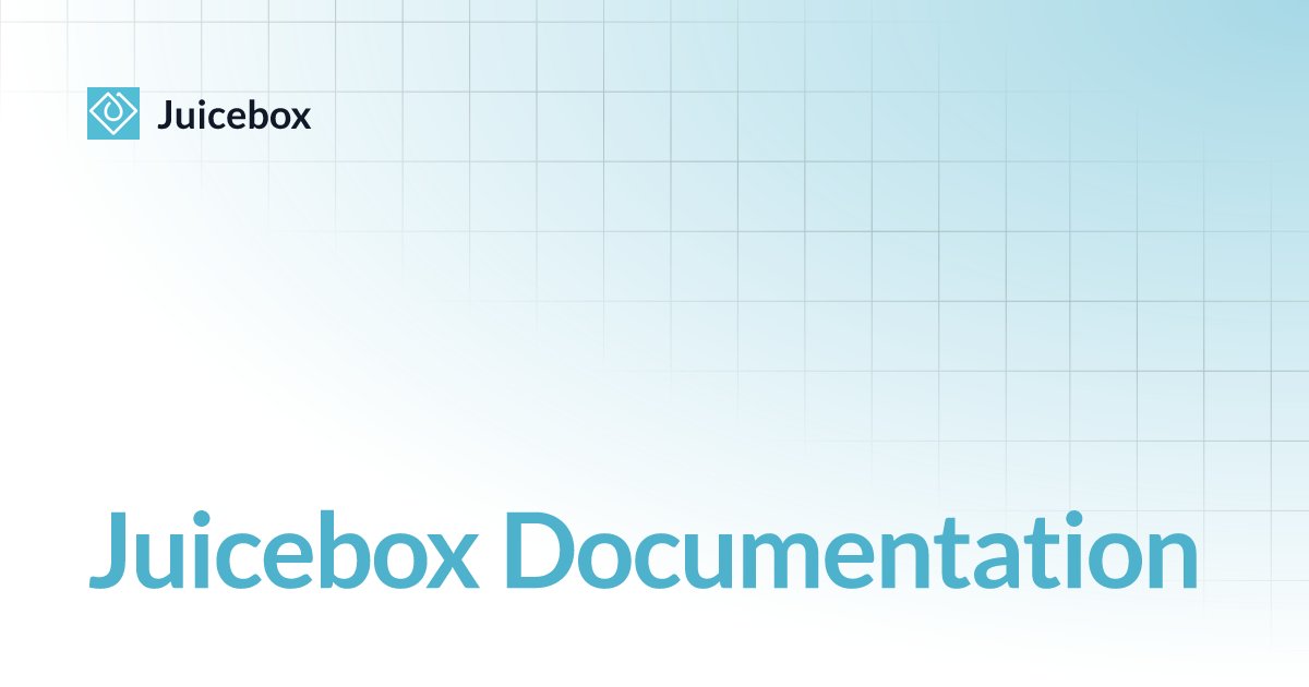 Juicebox Documentation | Juicebox
