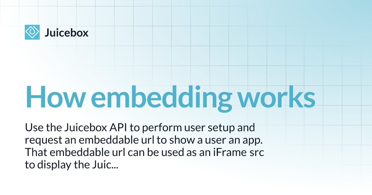 How embedding works | Juicebox